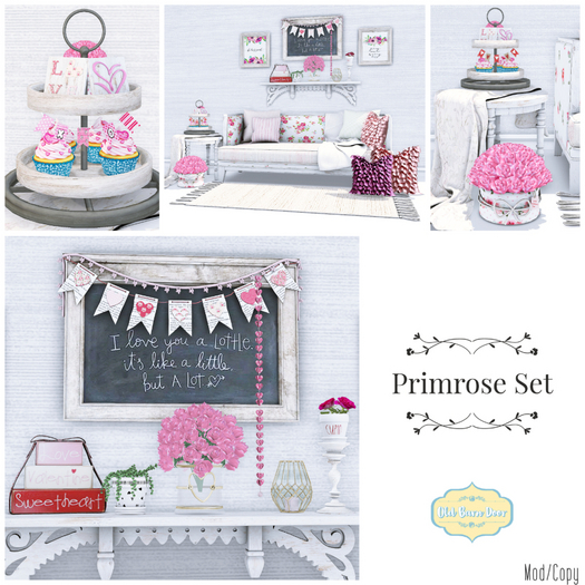 Second Life Marketplace {obd} Primrose Set [pg]